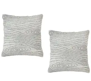 TEMP-TATIONS Harvest Set Of 14' Beaded Pillows - One-color