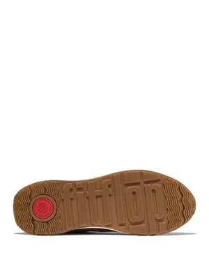 Fitflop F-mode Leather And Suede Sneakers