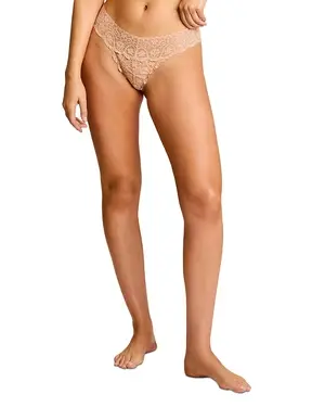 Commando Tulip Lace Tanga Ivory
