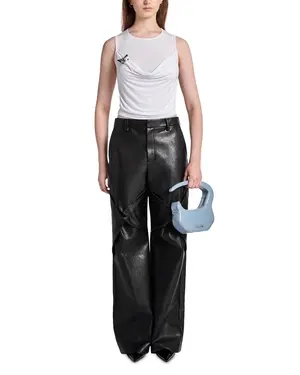 KATE BARTON High-rise Draped Pants