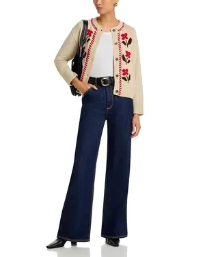 Rails Mavie Floral Cardigan - Carmine Floral