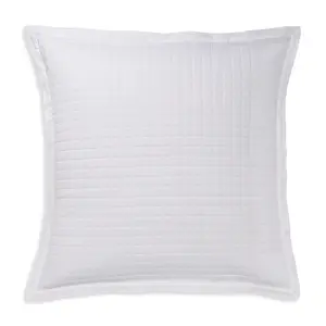 AMALIA HOME COLLECTION Vita Quilted Sateen Euro Sham - White