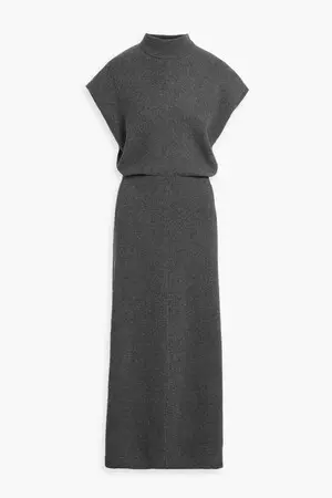 Brunello Cucinelli Ribbed Cashmere Maxi Dress