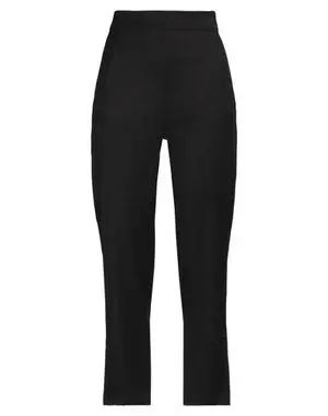 JIJIL Tapered Leg Twill Trousers Black