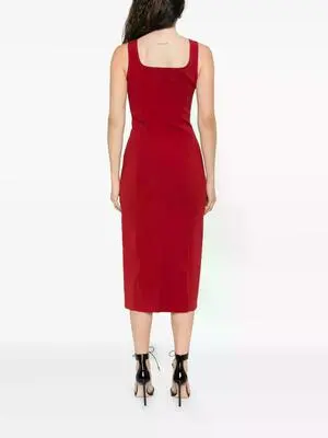 Patrizia Pepe Buckle-detail Fitted Dress