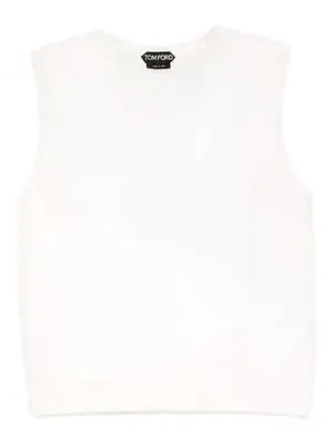 TOM FORD Knitted Vest - Neutrals