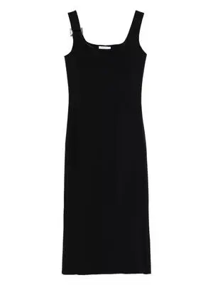 Patrizia Pepe Square-neck Midi Dress