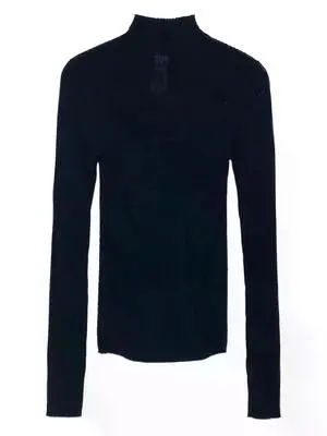 TWINSET High-neck Ribbed Sweater