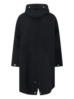 JIL SANDER Hooded Wool Coat