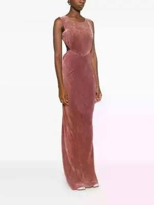 Rick Owens Open-back Maxi Gown - Pink