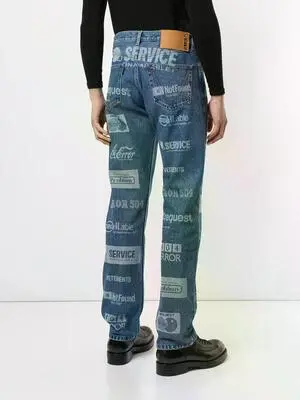 Vetements Fully Branded Jeans