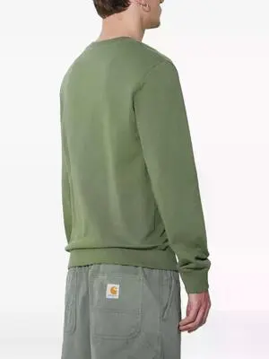 A.p.c. Logo-embroidered Crew-neck Sweatshirt