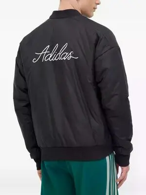 Adidas Logo-print Bomber Jacket
