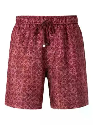 Amiri Floral-pattern Drawstring Shorts - Red
