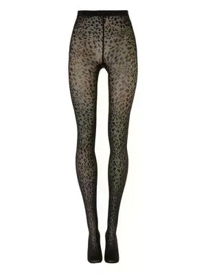 Wolford Patterned Tights - Black