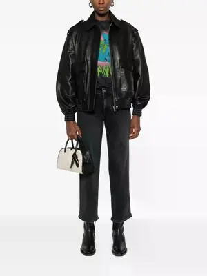 ARMA Leather Bomber Jacket