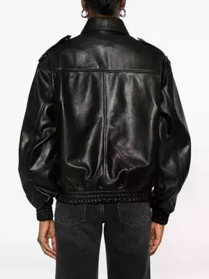 ARMA Leather Bomber Jacket