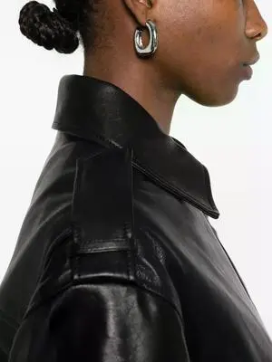ARMA Leather Bomber Jacket
