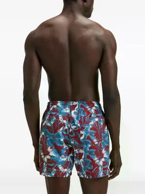 BOSS Floral-pattern Swim Shorts