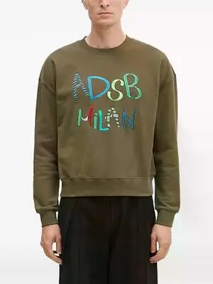Andersson Bell Embroidered Cotton Sweatshirt