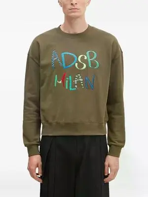 Andersson Bell Embroidered Cotton Sweatshirt