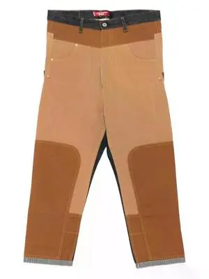 Junya Watanabe Patchwork Jeans - Brown