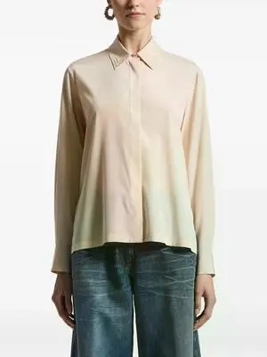 Peserico Embroidered-collar Shirt