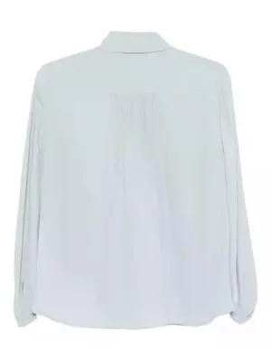 LUISA CERANO Tie-neck Balloon-sleeve Blouse