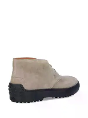 TOD'S Suede Desert Boots - Neutrals