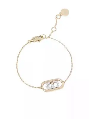 Furla Crystal-embellished Bracelet - Gold