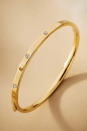 MISSOMA Interstellar Hinged Bangle Bracelet - Gold