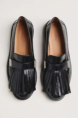 FLATTERED Carter Leather Fringe Loafers
