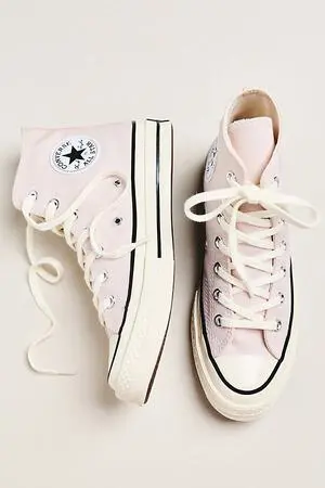 CONVERSE Chuck 70 Canvas High-top Sneakers - Shy Flamingo/egret/black