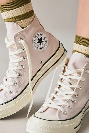 CONVERSE Chuck 70 Canvas High-top Sneakers - Shy Flamingo/egret/black