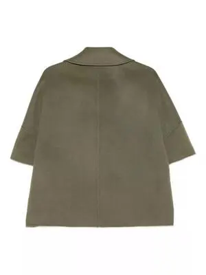 LUISA CERANO Short-sleeve Wool-blend Jacket