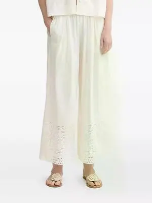 SESSUN Embroidered Eyelet Trousers