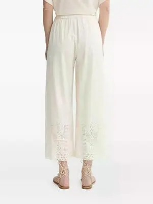 SESSUN Embroidered Eyelet Trousers