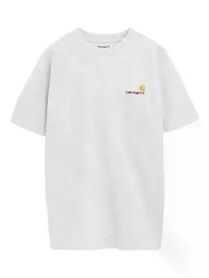 Carhartt Work In Progress Logo-embroidered T-shirt Grey