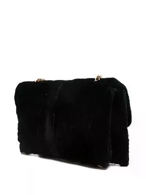 Versace Mini Kleio Quilted Crossbody Bag - Black