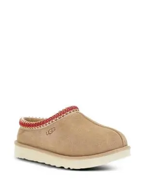UGG Braided Trim Suede Slippers