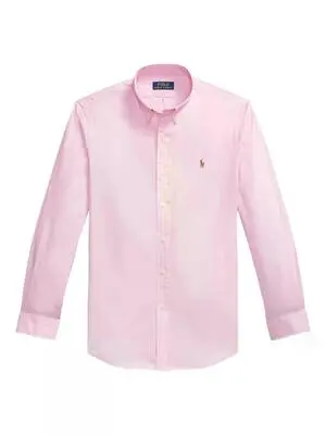 Ralph Lauren Embroidered-logo Shirt - Pink