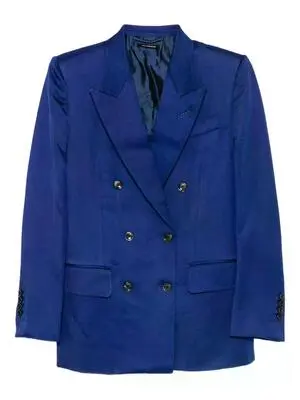 TOM FORD Twill Double-breasted Blazer