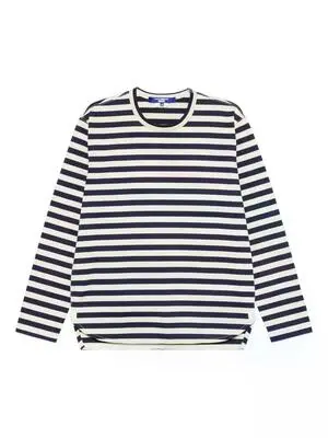 Junya Watanabe Long-sleeve Striped T-shirt - Blue