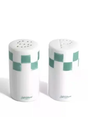 CAFÉ KITSUNÉ Porcelain Salt And Pepper Set - White