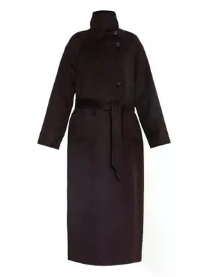 Samsøe Samsøe Belted Double-breasted Coat