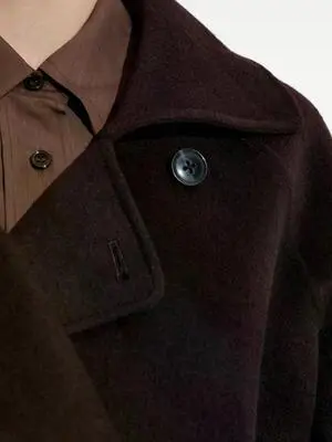 Samsøe Samsøe Belted Double-breasted Coat