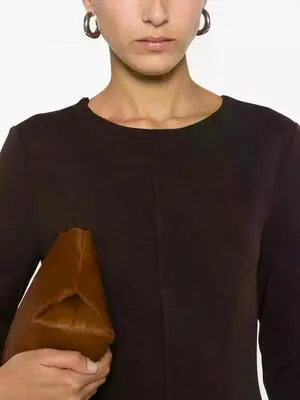BLANCA VITA Three-quarter Sleeve Flared Dress