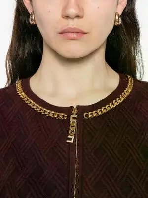 Elisabetta Franchi Chain-embellished Mini Dress - Red