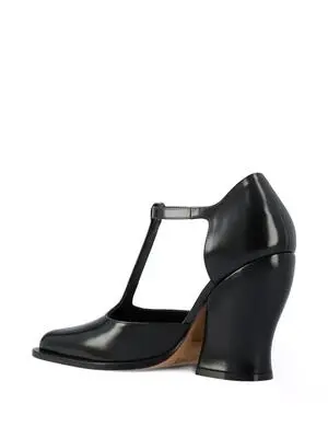 Loewe 90mm Onda T-bar Pumps