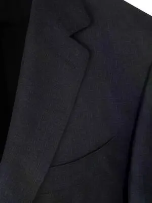 Canali Check-pattern Suit - Grey